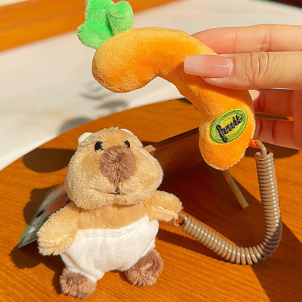 Anime keychain Jinnew original Ural marmot yang memanggil kartun yang ...