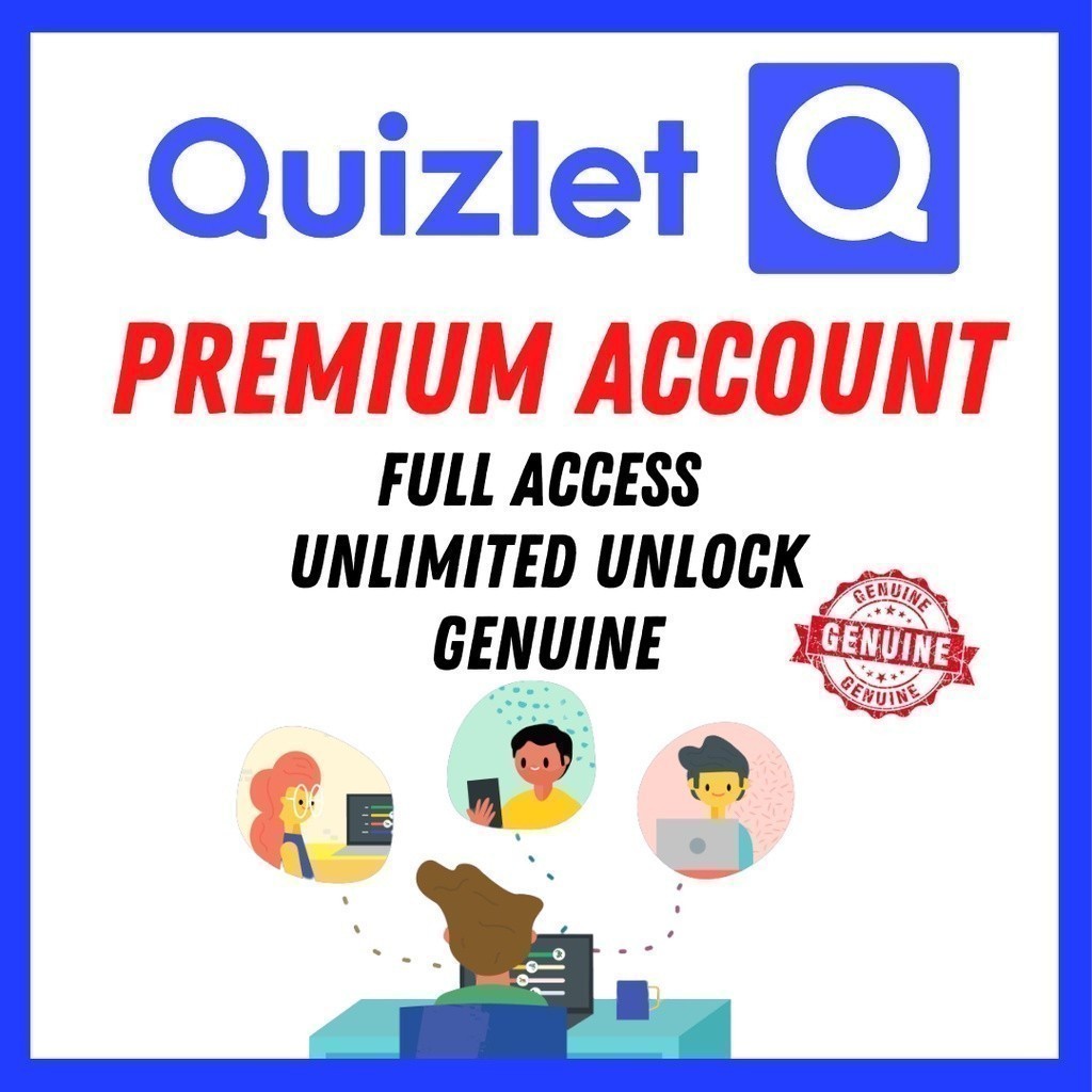 QUIZLET PLUS PREMIUM PERSONAL PRIVATE ACCOUNT | Shopee Malaysia