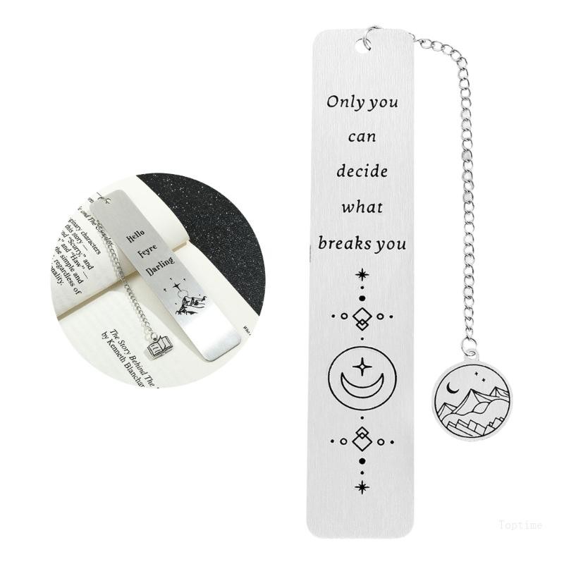 Top Stainless Steel Bookmarks Book Page Marker for Teacher Student Book ...