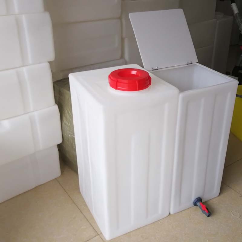 Tangki Air Plastik Tangki Dos Persegi Mulut Terbuka Besar dengan ...