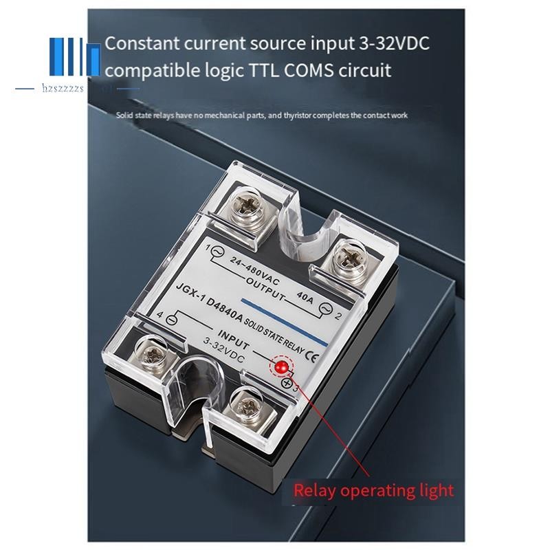 Single Phase Solid State Relay Single Phase SSR DC Control AC Solid State Relay | Shopee Malaysia