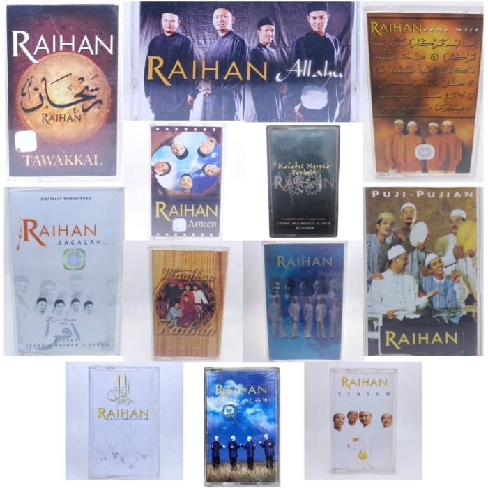 Raihan tape cassette - assalamualaikum - time - praise-puji-puji ...