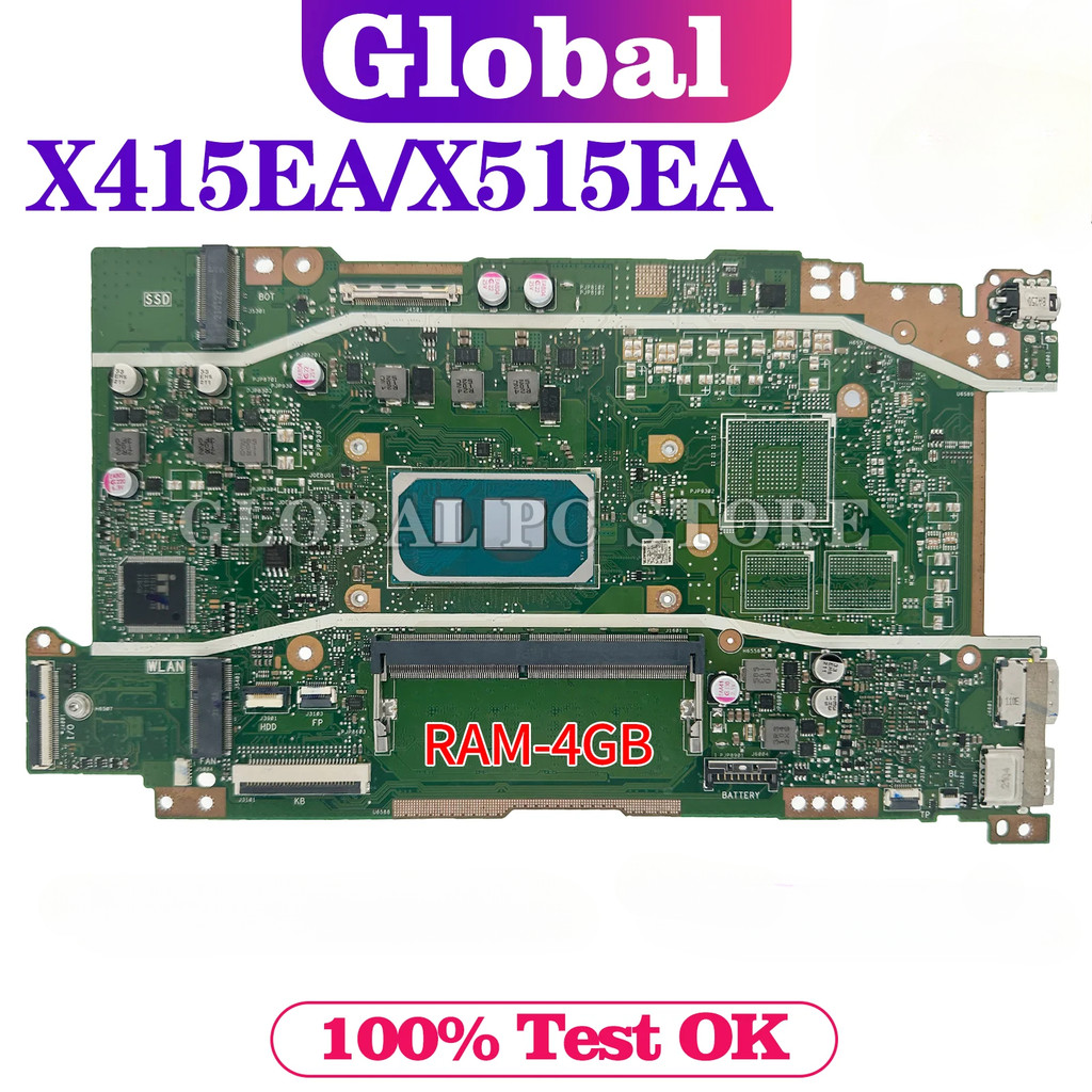 X415EA Mainboard for ASUS X415EP X415EQ X515EA X515EP X515EQ F1400E ...