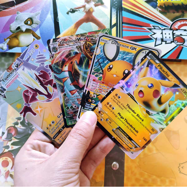 card one piece card 寶可夢卡牌 卡牌 60 English Version Pokémon Cards Mega Super Evolution GX Tag Team ...