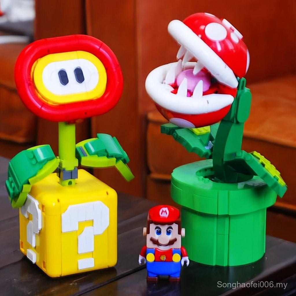 Mario Piranha Building Blocks Flame Flower Compatible Lego Question ...