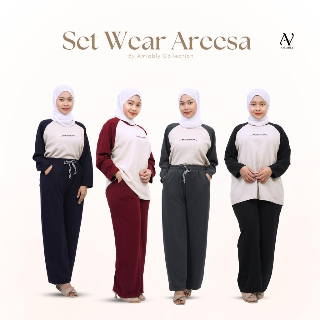 Amiably AREESA SET WEAR Front When You Are Ready | Shopee Malaysia