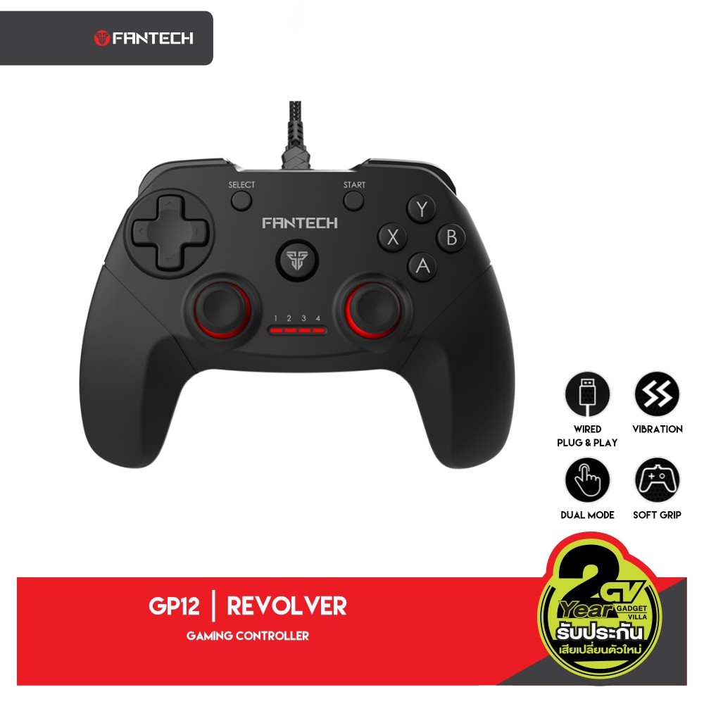 FANTECH GP12 Gaming Controller joystick X-input System Style Shape For ...