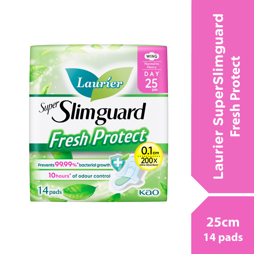 LAURIER Fresh Protect Ultra Slim 25cm | Shopee Malaysia