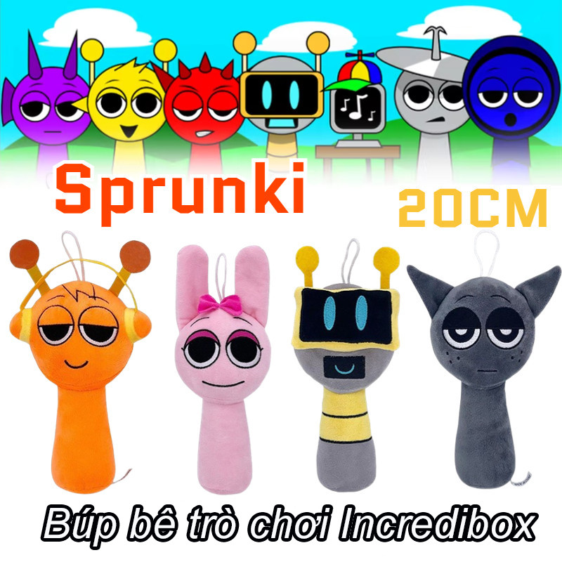 Sprunki Teddy Bear Plush Doll,Incredibox Sprunki Toy,Children's Toy ...