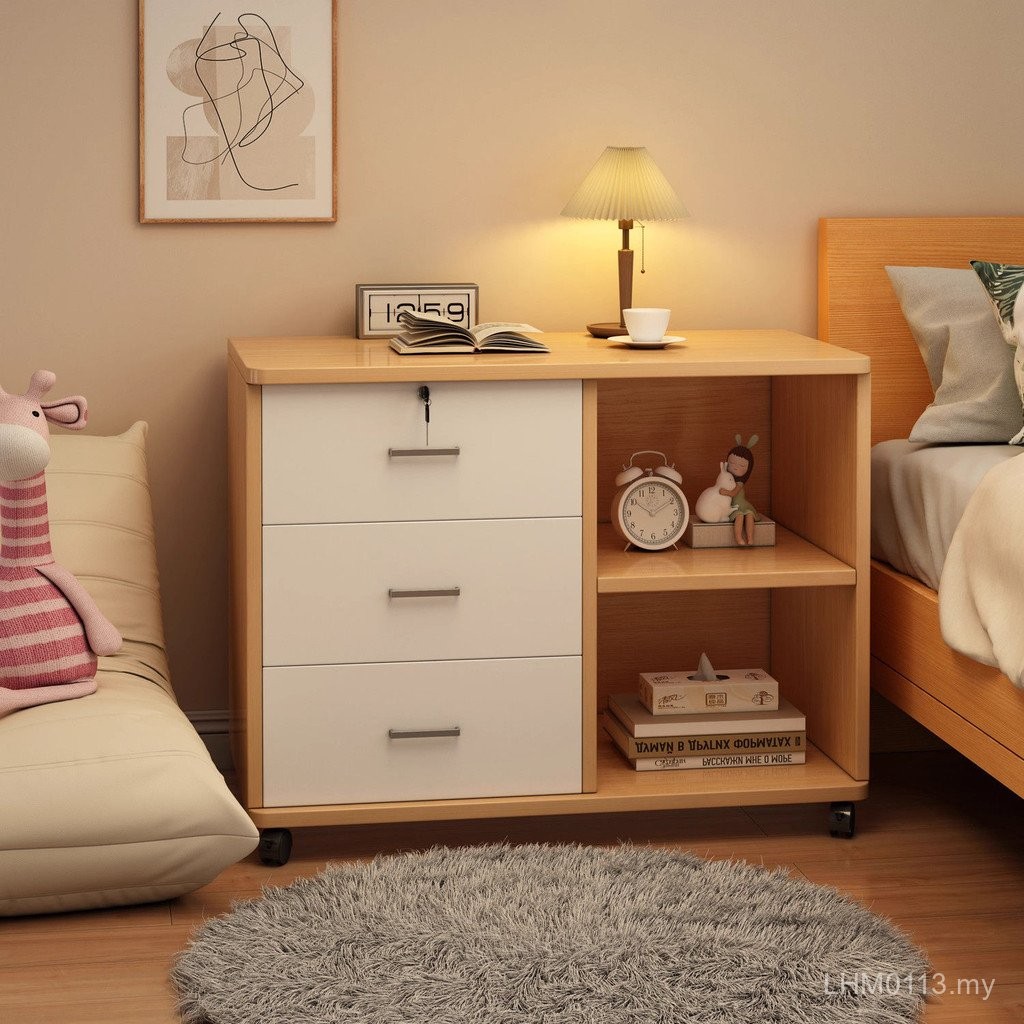 Household Modern Simple Bedside Table Locker Simple Storage Small ...