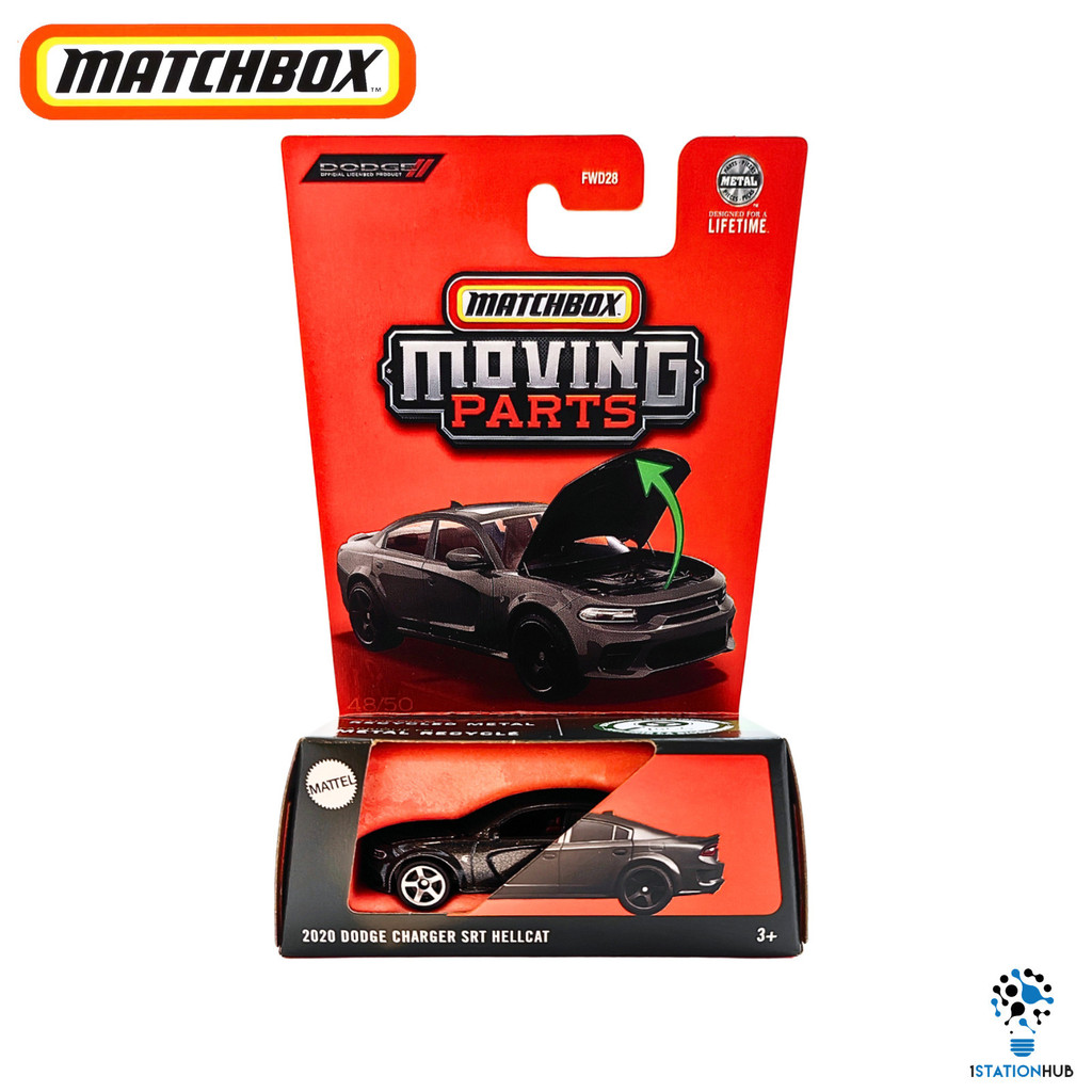 Matchbox Moving Parts 2020 Dodge Charger SRT Hellcat Car Cars Collector ...