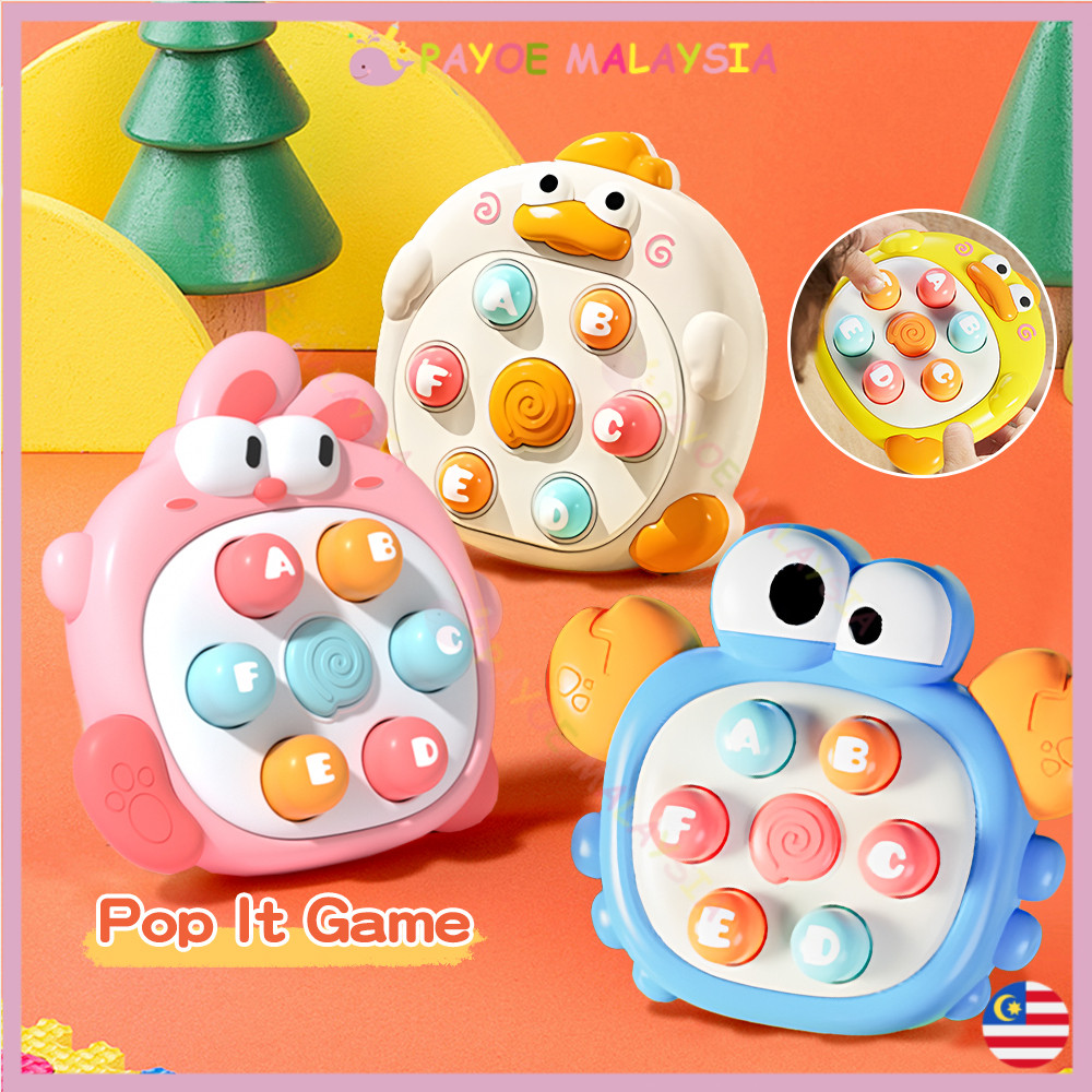 Payoe Whack A Mole Kids Press Game Pop It Push Games Fidget Toys Quick ...
