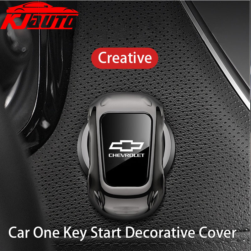 Chevrolet Car One-Click Start Button Decoration Stickers Zinc Alloy ...
