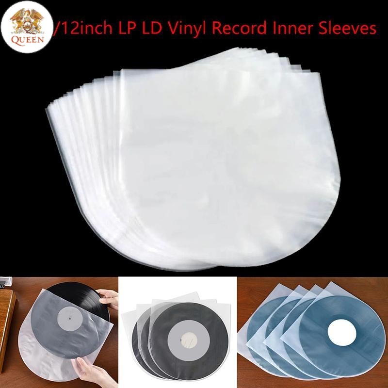 QC toplan 50Pcs 7/10/12 Inch Clear Vinyl Record Protecter LP Record ...