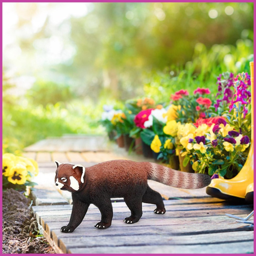 Red Panda Figure PVC Model Figure Miniature Red Panda Exquisite ...
