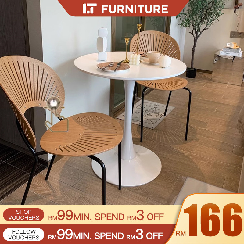 Balcony Table Porch Table Coffee Table Round Table Meja Bulat 80CM ...