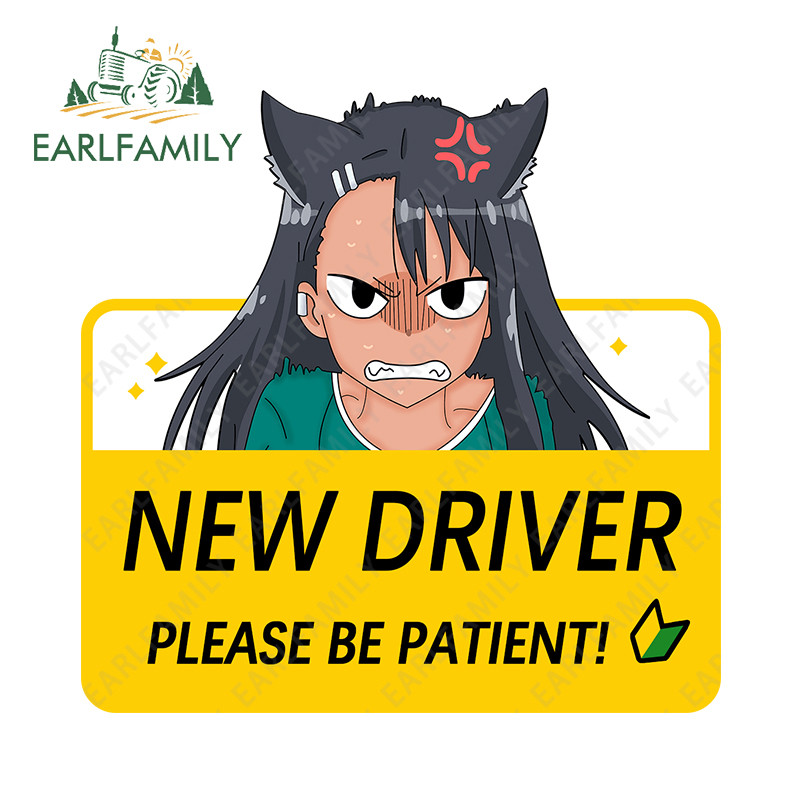 EARLFAMILY Nagatoro Car Stickers Motorcycle Windows Helmet Trunk Laptop ...