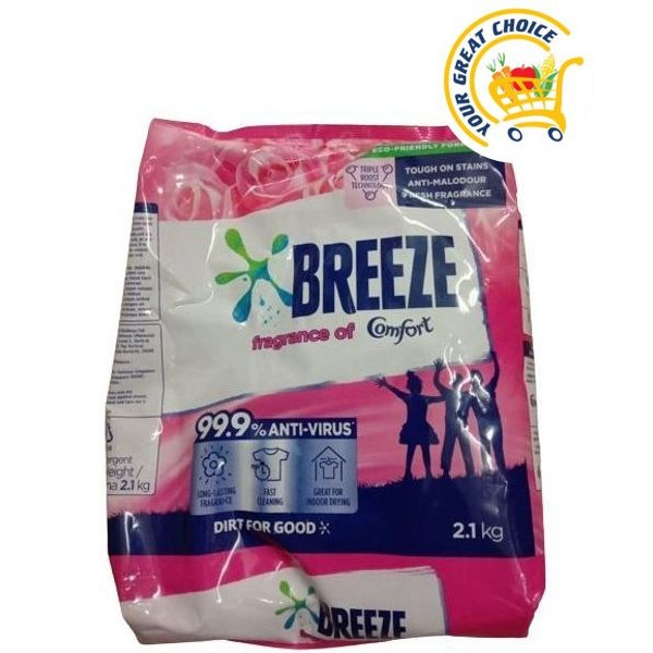 Breeze Powder Detergent Fragrance of Comfort 2.1kg | Shopee Malaysia