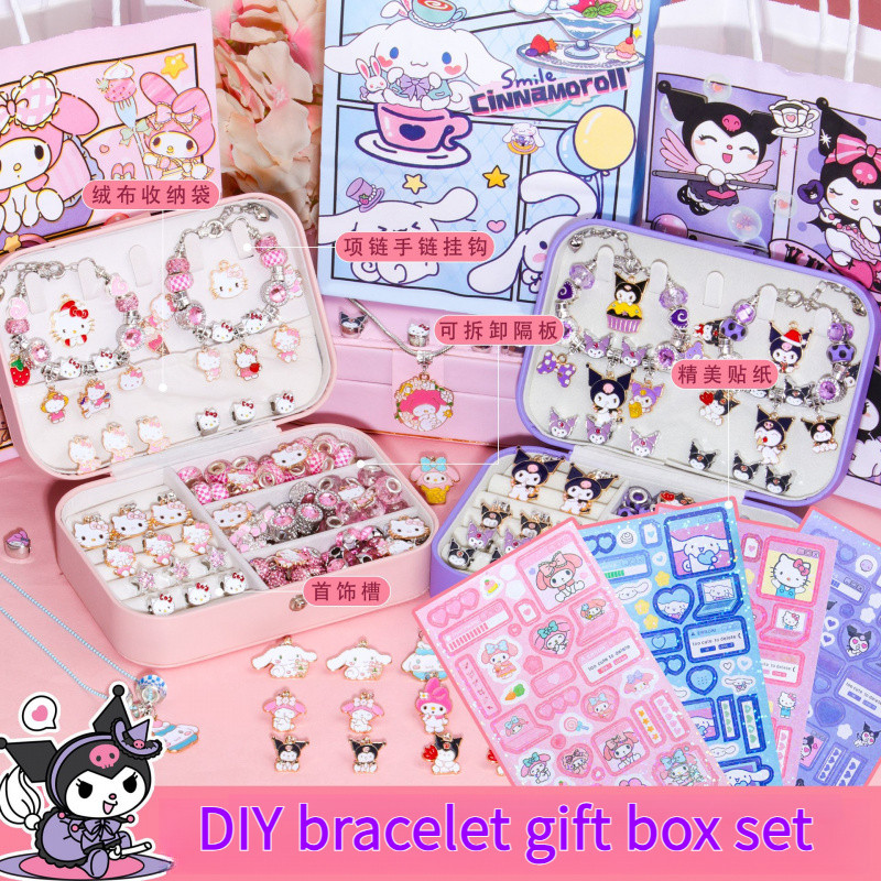 Hello Kitty Bracelet Kuromi Children Gift Pandora Bracelet Girl Toy ...