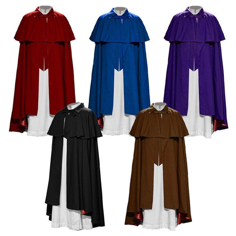 [Quick Shipment] New Style Medieval King Guard Cloak Halloween cosplay ...