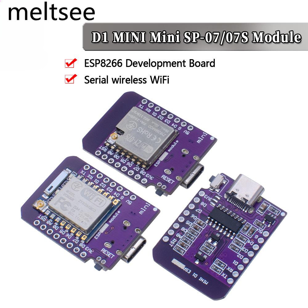 D1 Mini TYPE-C ESP8266 ESP-07/07S CH340G USB D1 Mini WIFI Development ...