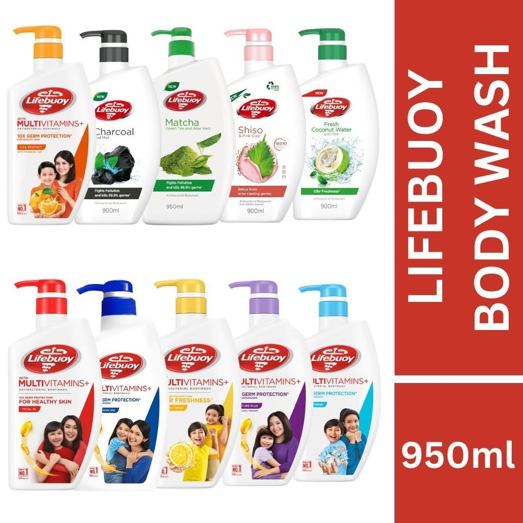 LIFEBUOY Anti Bacterial Shower Gel (900ml/950ml) | Shopee Malaysia