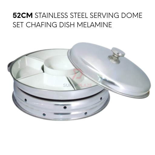 52cm Full Set Melamine Stainless Steel Serving Chafing Dish Melamine ...