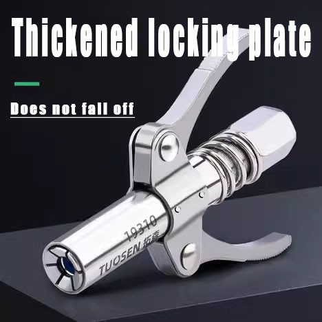 Quick Grease Connector with Oil Pipe Self-locking Coupler Mechanically ...