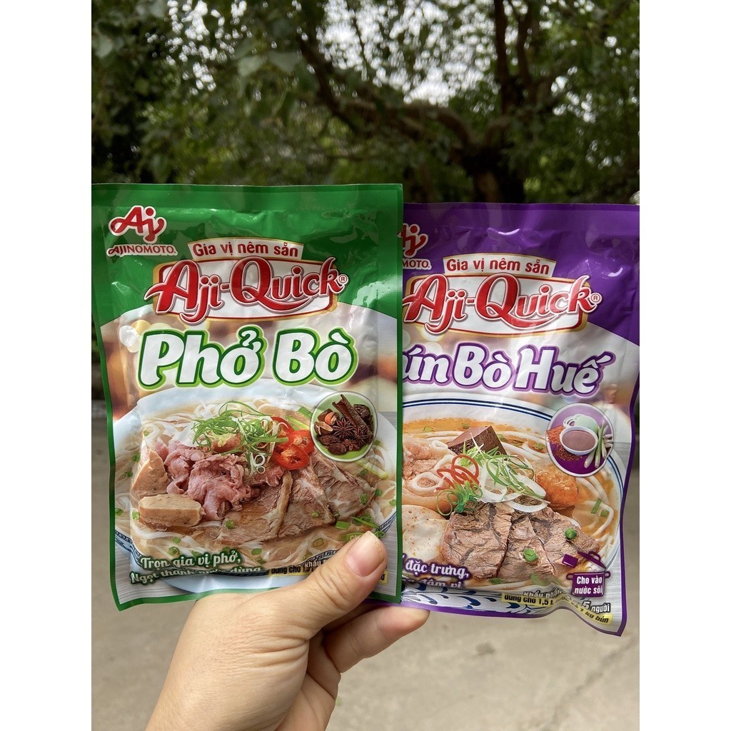 Vietnam Aji-Quick Pho Bo & Bun Bo Hue / Beef Noodles Soup Flavor ...