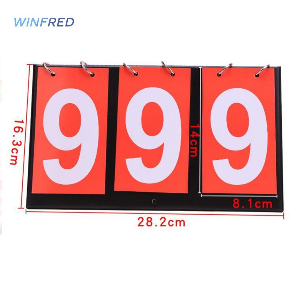 2/3/4 Digit Scoreboard Score Flipper Turn Points Board for Basketball ...