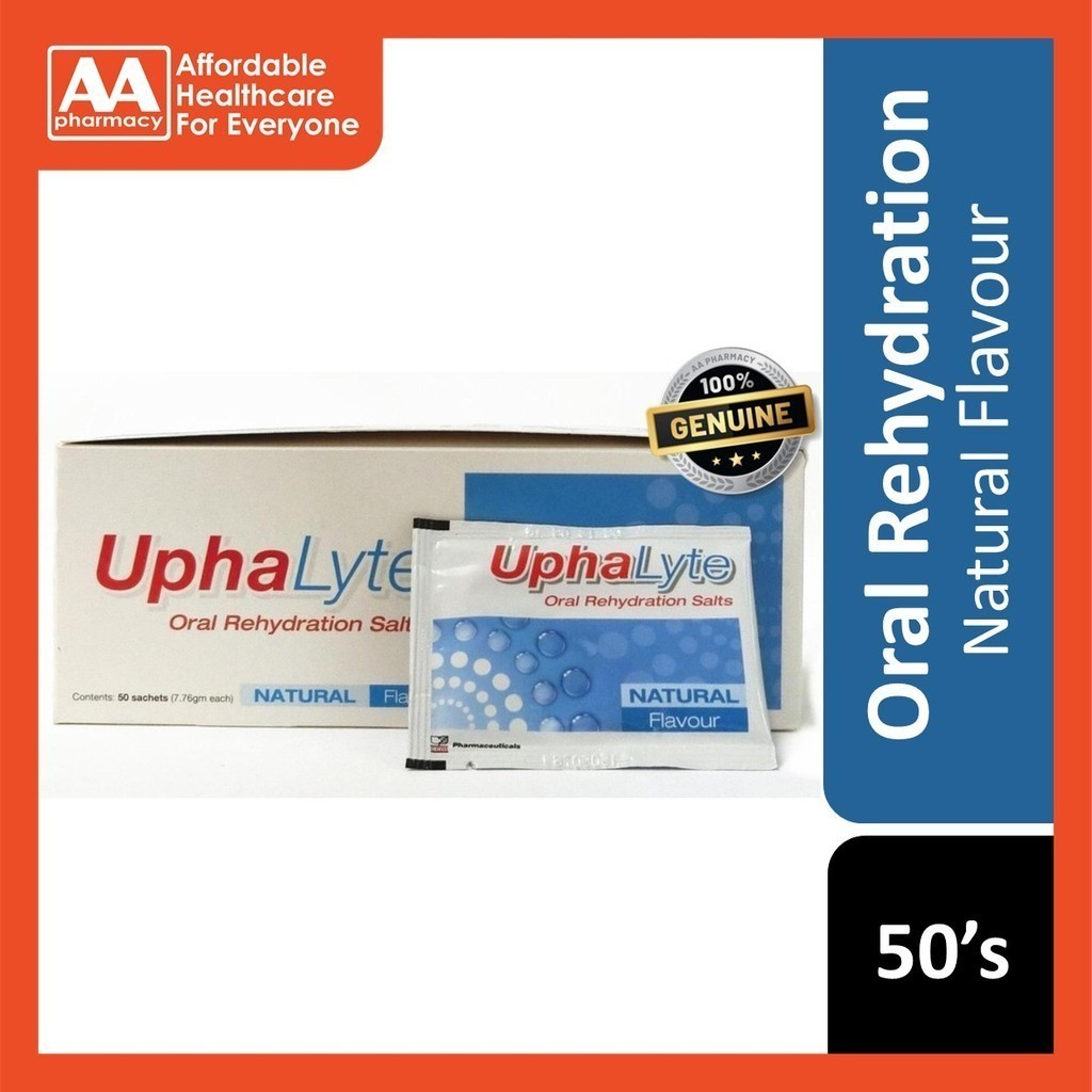 Uphalyte Natural Oral Rehydration Salts Sachet 50's | Shopee Malaysia