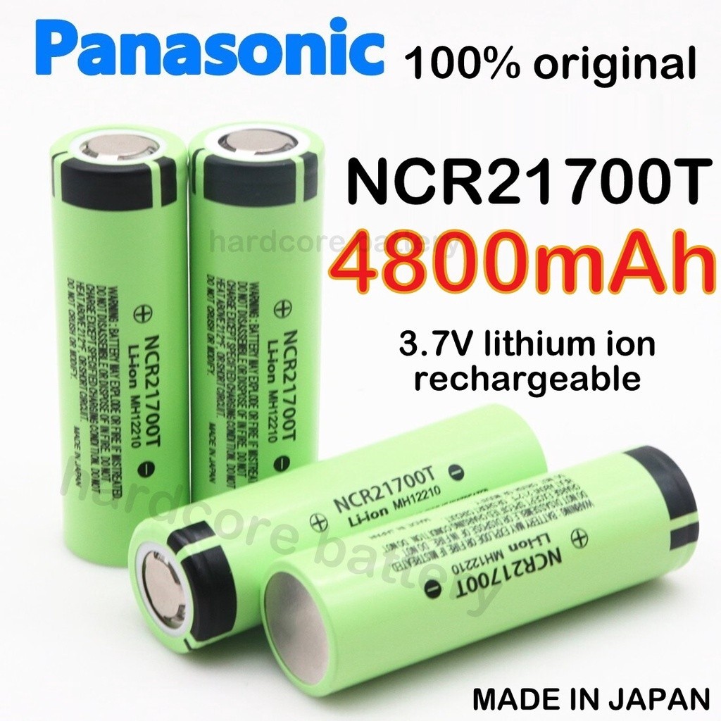ORIGINAL panasonic 21700 NCR21700T 3.7V 5000mAh Li-ion Lithium ion ...