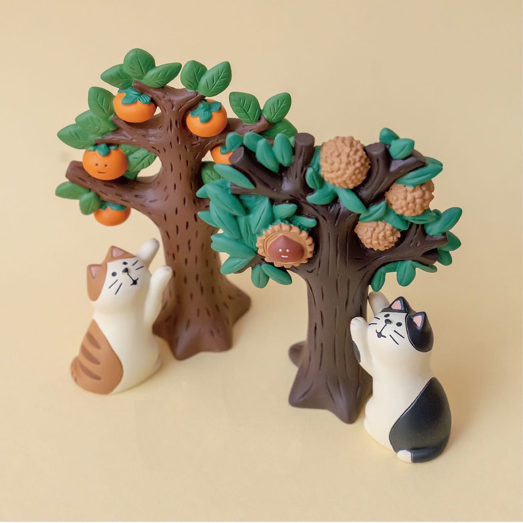 Dreamerhouse Autumn Harvest Persimmon Chestnut Tree Japanese Style ...