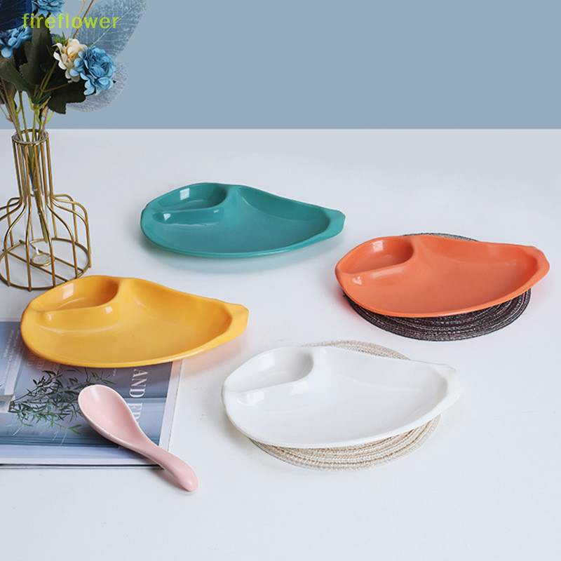 [fireflowerM] Creative Conch Dumpling Dish Multi-use Plate gar Discs Sauce Container Sushi Chips ...