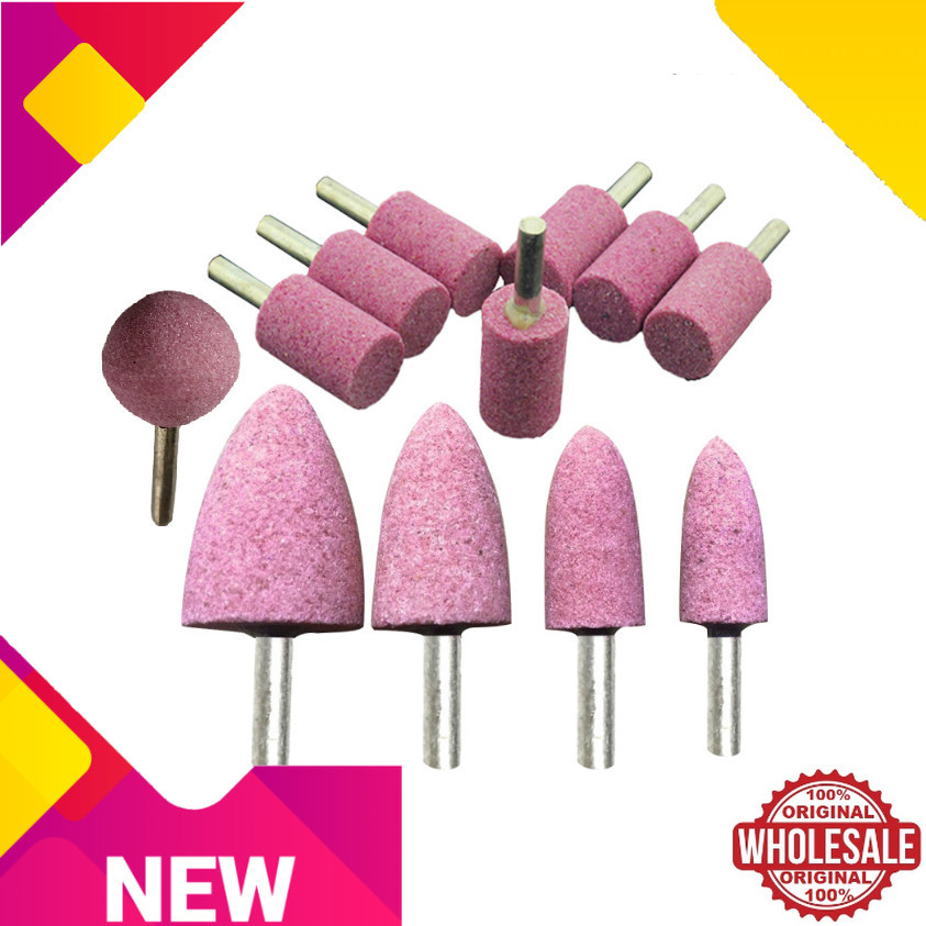 ABRASIVE MALL MOUNTED STONE BURR GRINDING HEAD GRINDER BURR POLISHING ...