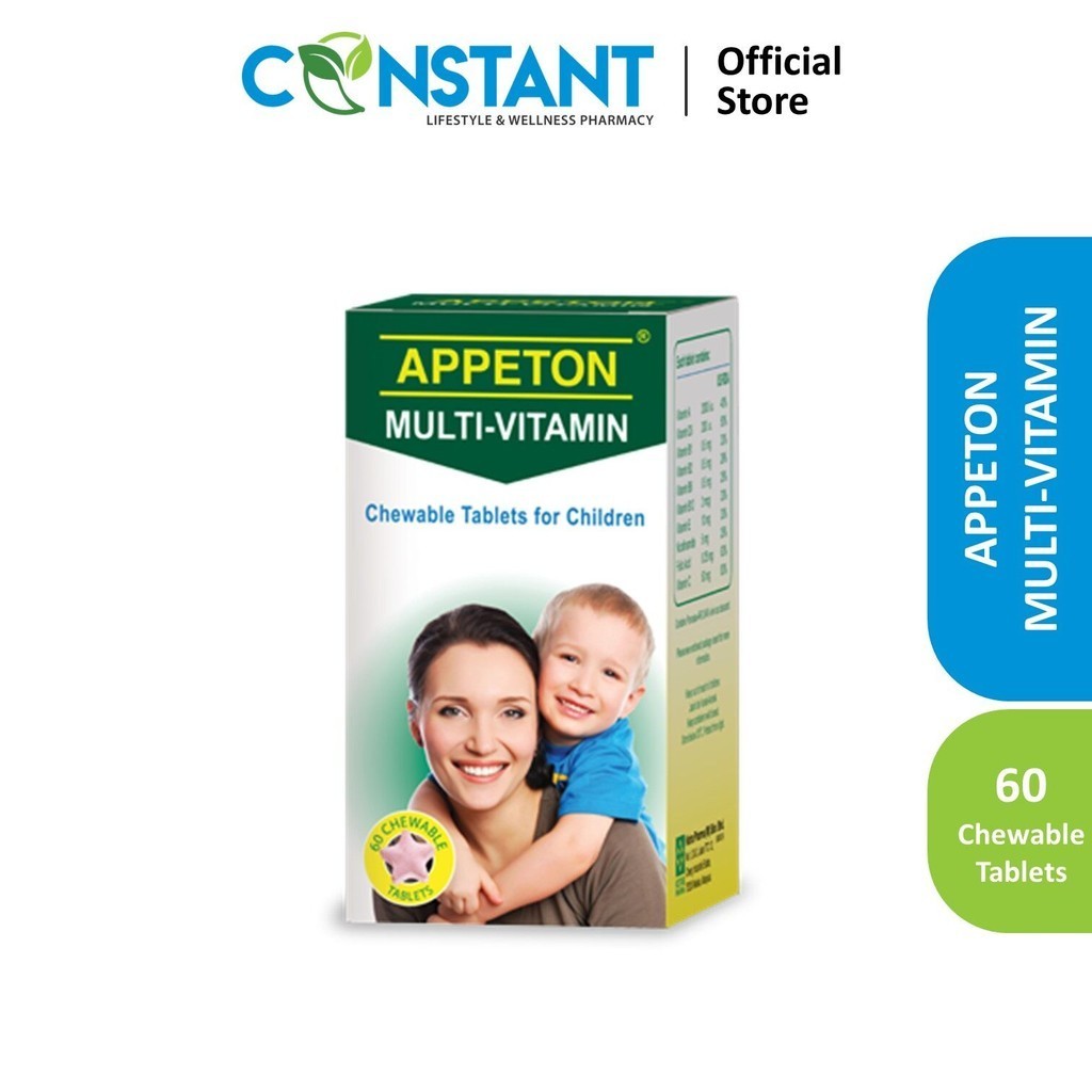 Appeton Multi-Vitamin Chewable Tablet for Children (60's) | Shopee Malaysia