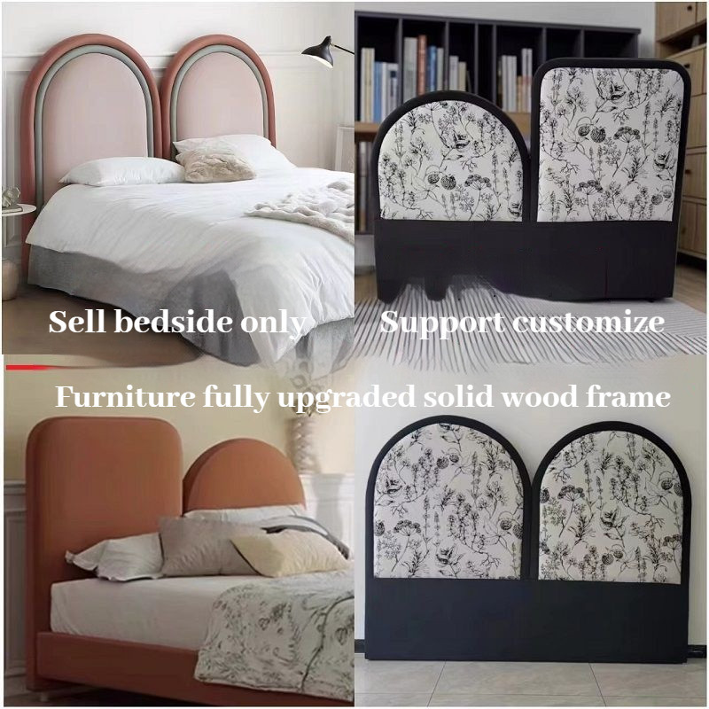 French Vintage Style Master Bedroom Double Bed Headrest Backboard New ...