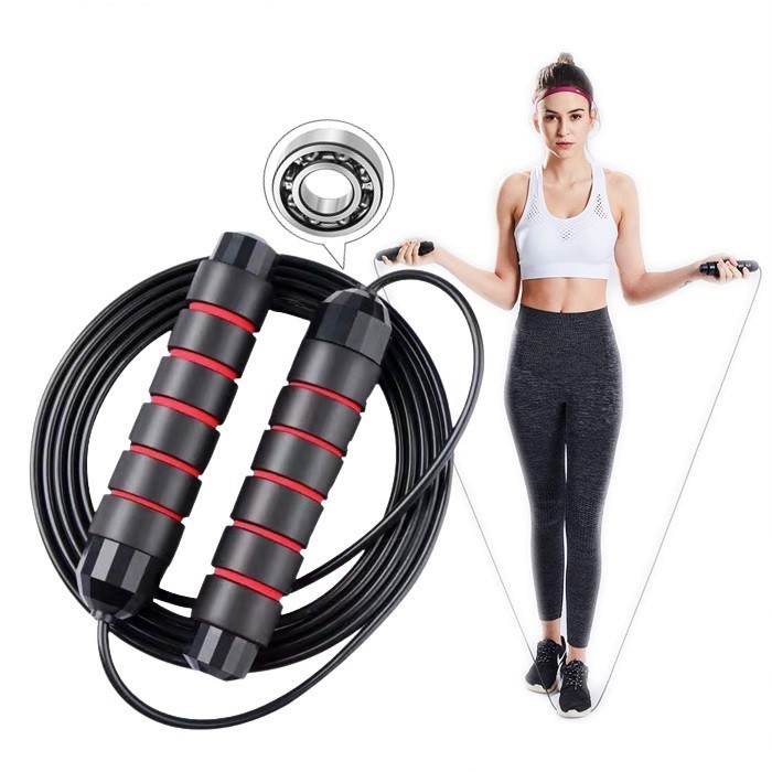 Adjustable Jump Rope Fitness Skipping Rope Soft Handles Men, Women ...