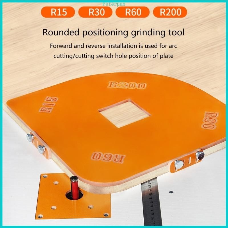 RPAN Radius Router Templates Jig R200 R15 R30 R60 Arc Woodworking ...