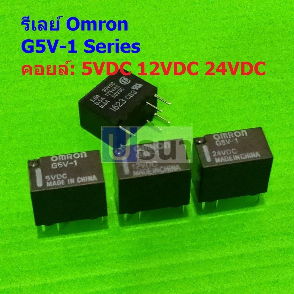 Relay Genuine Omron Coil 5VDC 12VDC 24VDC 6Pin G5V-1 G5V-1 6P (1 Unit ...