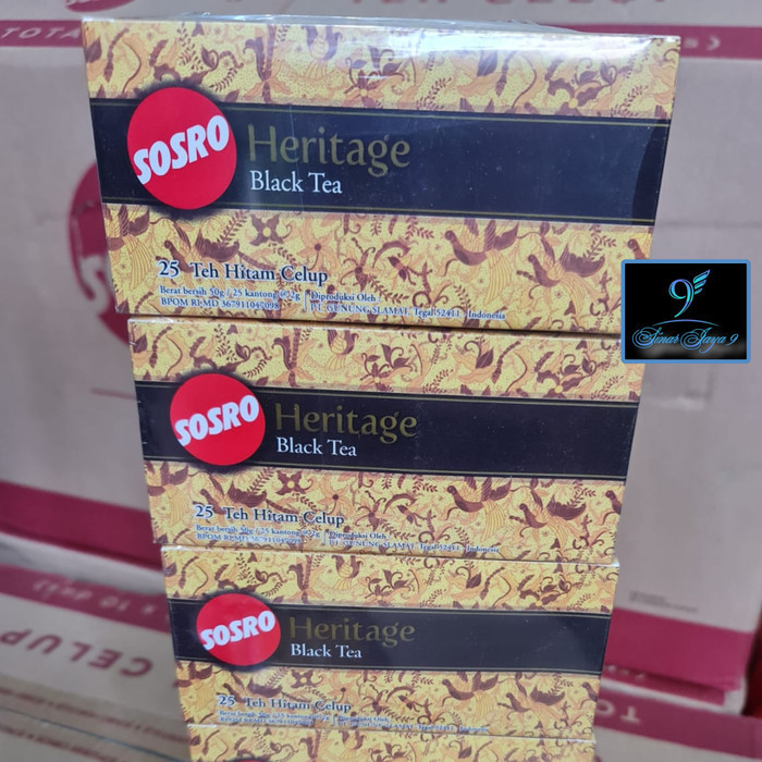 Sosro Tea Bags Heritage Black Tea | Shopee Malaysia