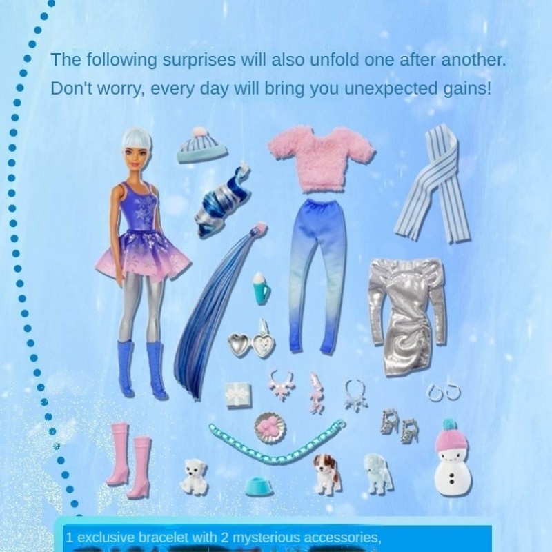 Barbie Barbie Color-changing Variety Gift Box Brand New Christmas Ice ...