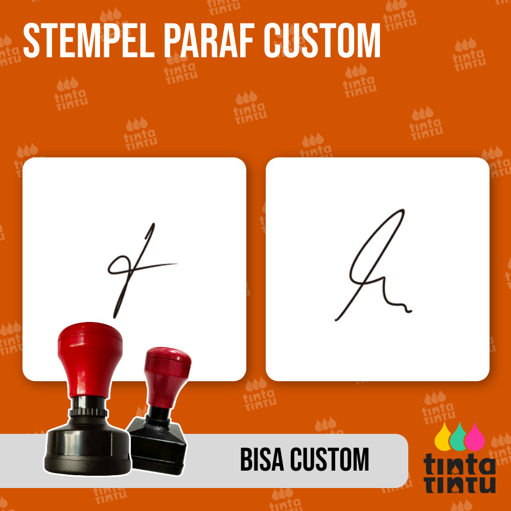 Paraf Stamp / Signature / TTD Custom | Shopee Malaysia