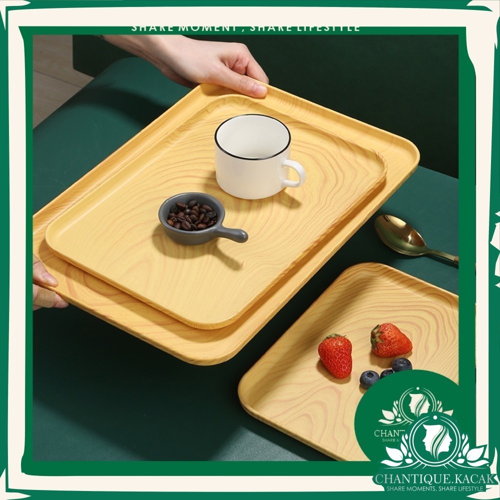 CK Rectangular Tray Serving Tray Multi-sizes Food Plate Plastic Tray ...