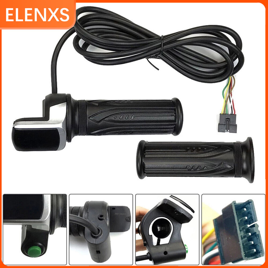 Bicycles Speed Control Throttle Grip Kit LCD Accelerator Display with ...