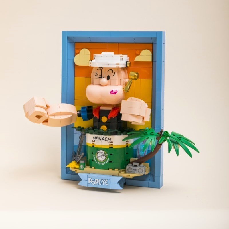 Pantasy Popeye P86403 Popeye 3D Portrait (416 Pieces) | Shopee Malaysia