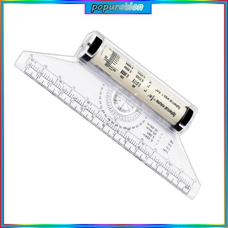 POP Balance Scale Measuring Rolling Ruler School Drafting Tool Drawing ...