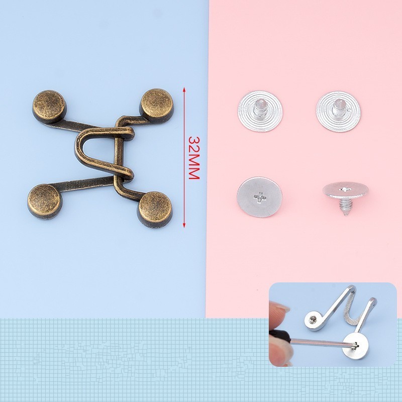 MBR 1Set 27/32mm Waist Adjustment Button Daisy Floral Metal Garment ...