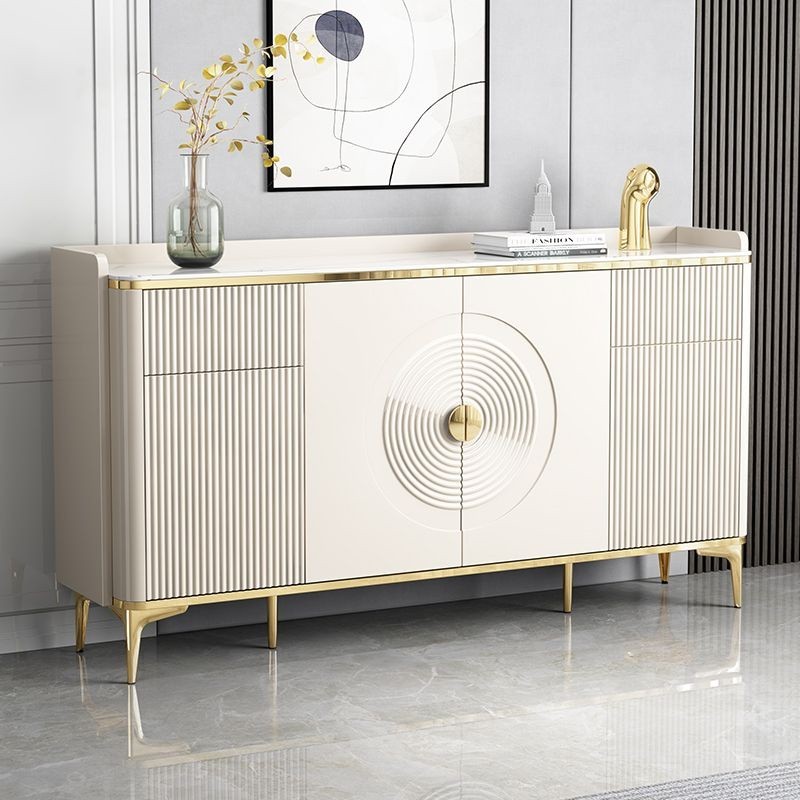 household cupboard storage cabinet/Side Cabinet/Cream style storage ...