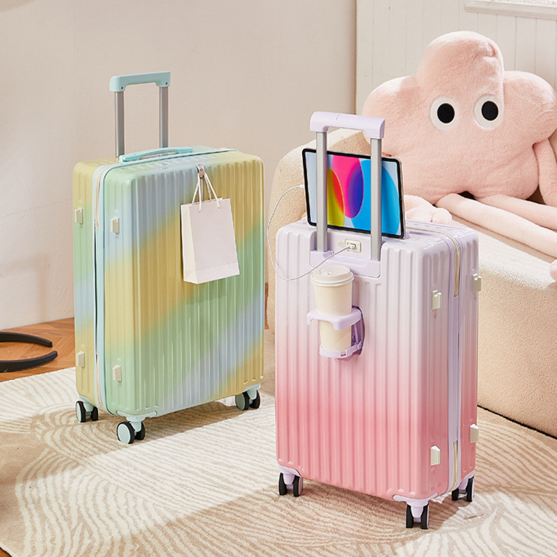 Super hot color changing suitcase new model 2024 has high aesthetics ...